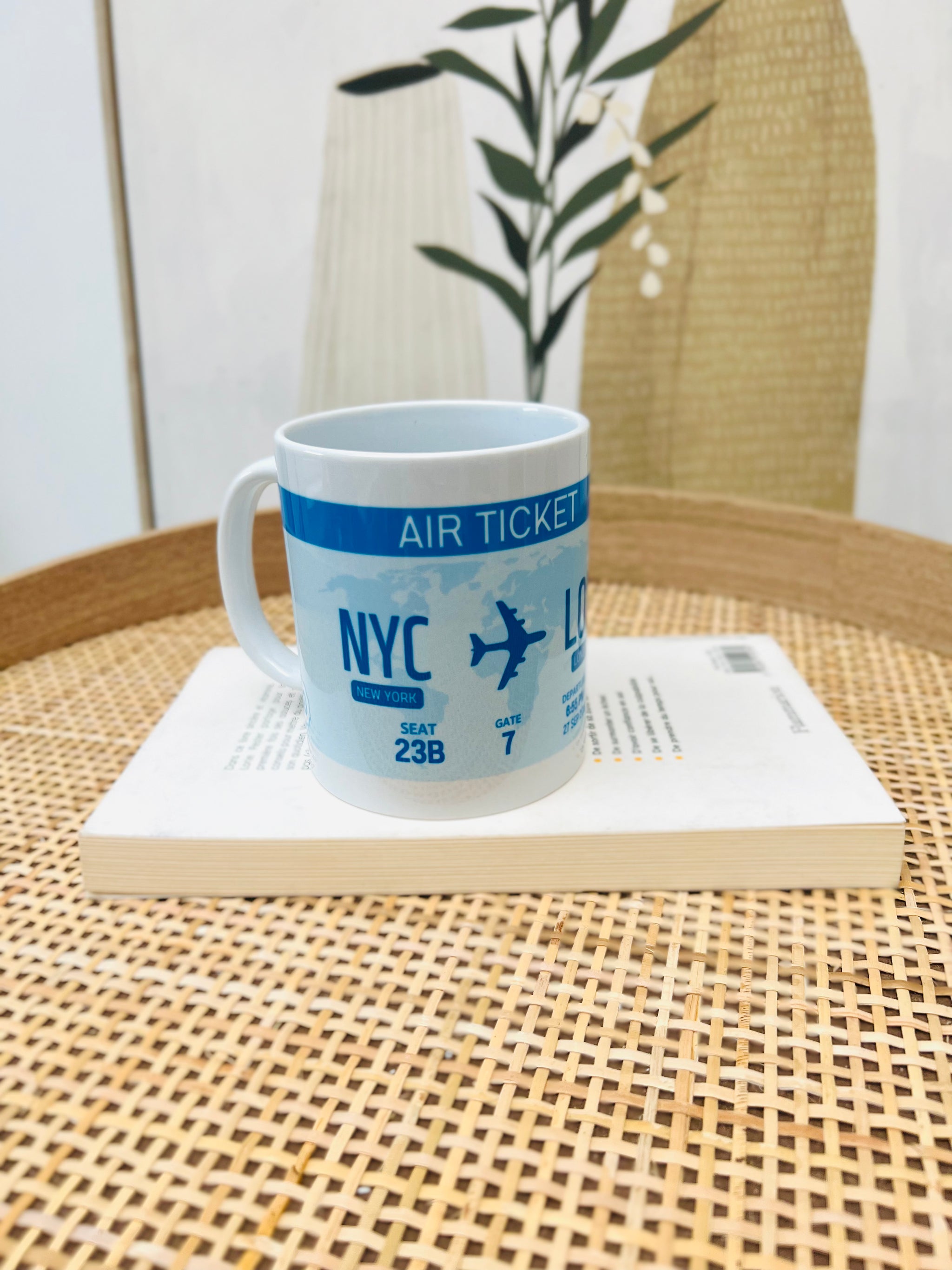 Mug BOARDING PASS à personnaliser